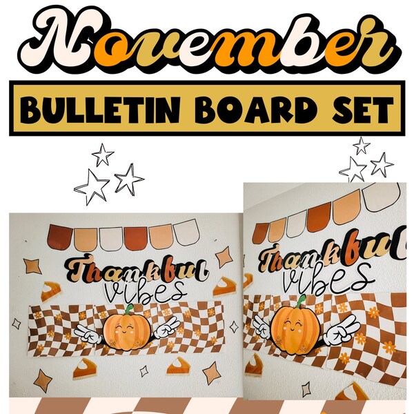 Bulletin Board Set - Etsy