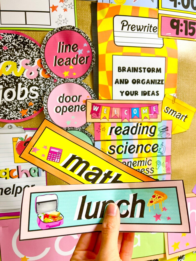 Cool School Classroom Decor/ 90s YTK Theme/ Retro Classroom/ - Etsy