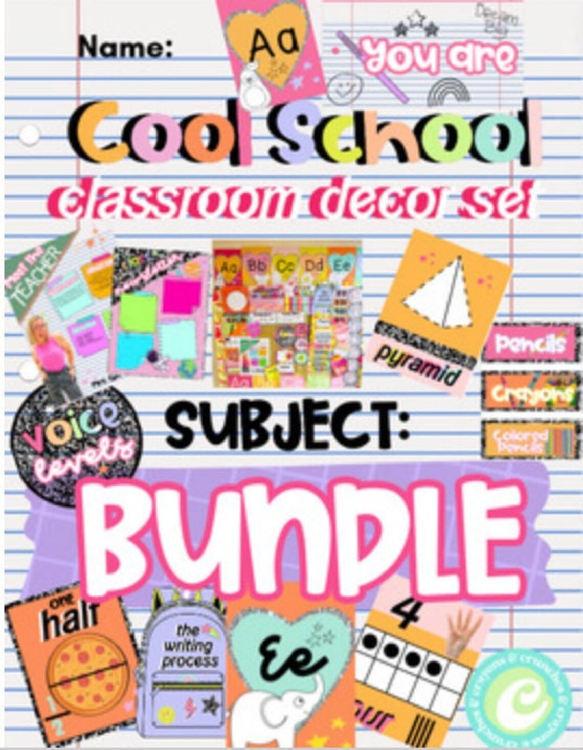 Cool School Classroom Decor/ 90s YTK Theme/ Retro Classroom/ - Etsy