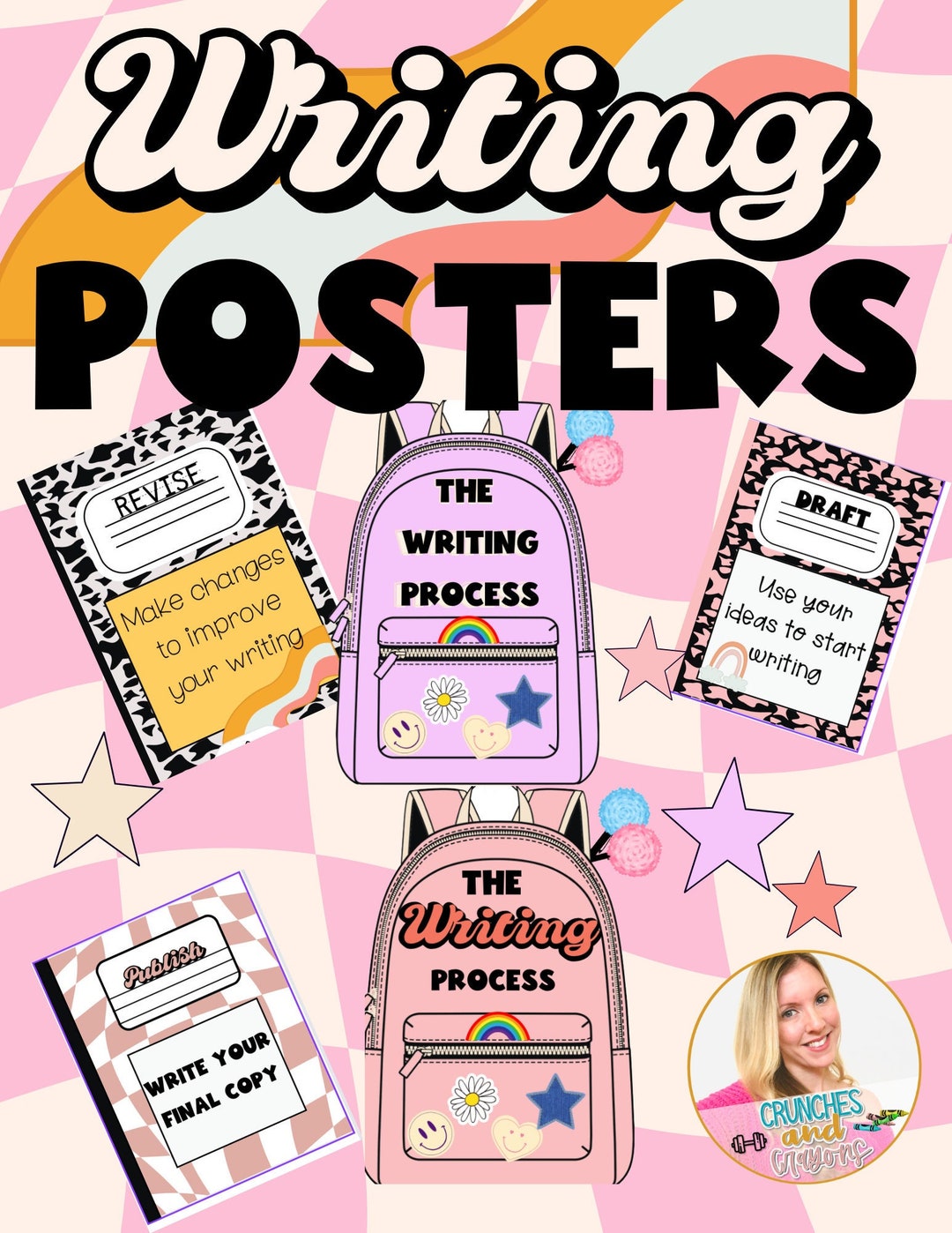 Writing Posters | Retro Writing Posters - Etsy
