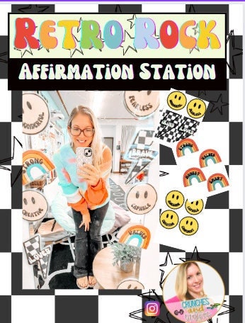 Retro Rock! Affirmation Station - Etsy