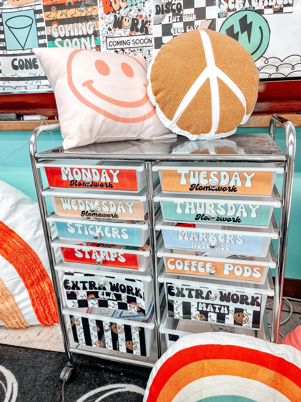 Retro Classroom Decor // RETRO ROCK! - Etsy