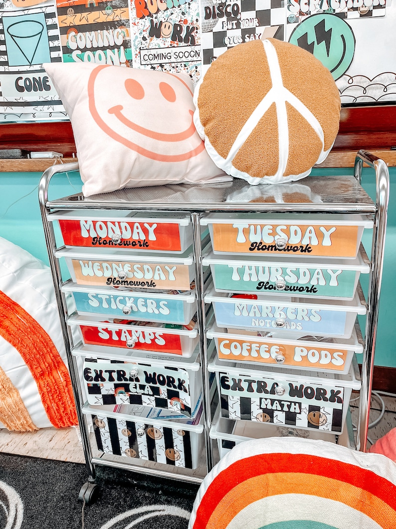 Retro Classroom Decor // RETRO ROCK! - Etsy