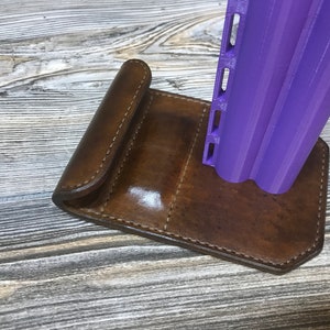 PERSONALIZED Leather Barrel Rest & Protector, Competition Trap Shooting ...