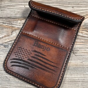 PERSONALIZED Leather Barrel Rest & Protector, Competition Trap Shooting ...