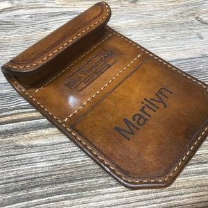 PERSONALIZED Leather Barrel Rest & Protector, Competition Trap Shooting ...