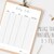 Note Insert Goodnotes Printable Template Lined Note Paper Notes Planner ...