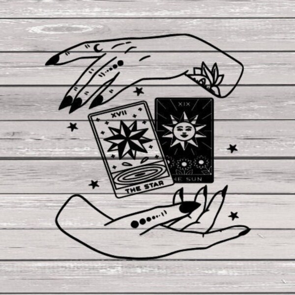 The Reader Tarot Card Svg - Etsy