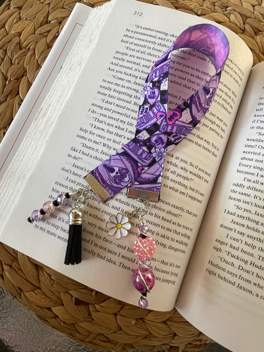 Silver Ghost Face Bookmark,handmade Bookmark,ghost Face Halloween,no ...