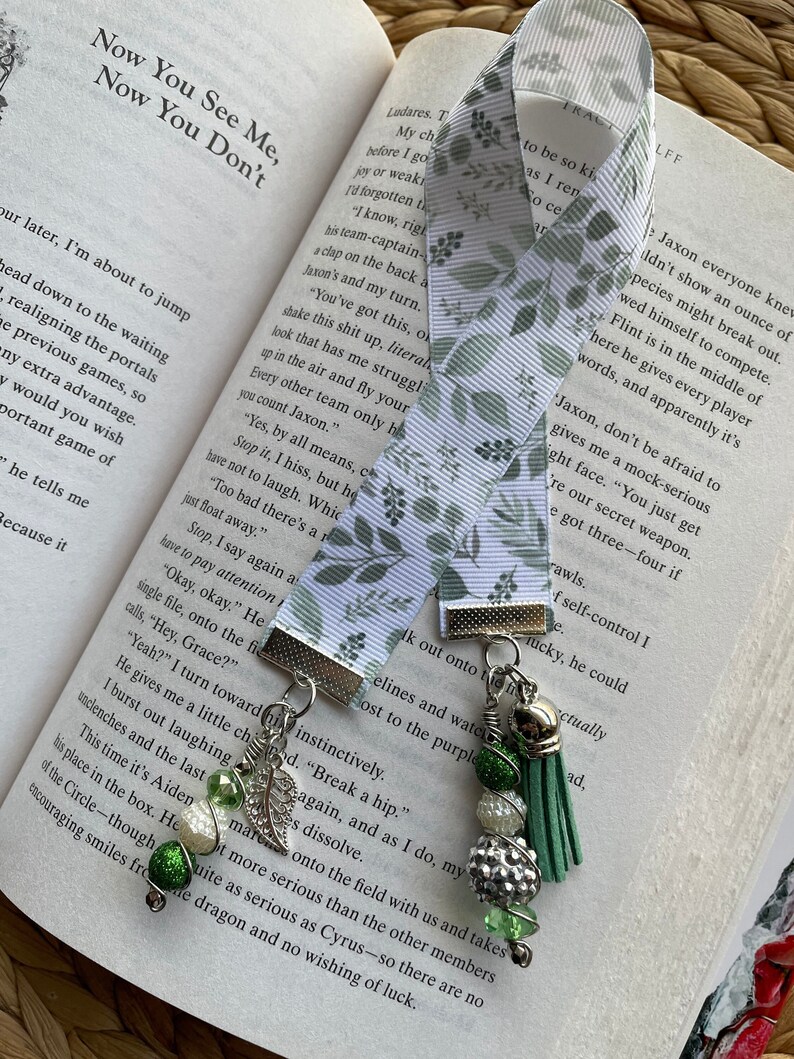 Plant Bookmark, Handmade Bookmark, Leaf Bookmark - Etsy