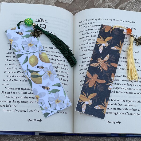 Bee Bookmark - Etsy