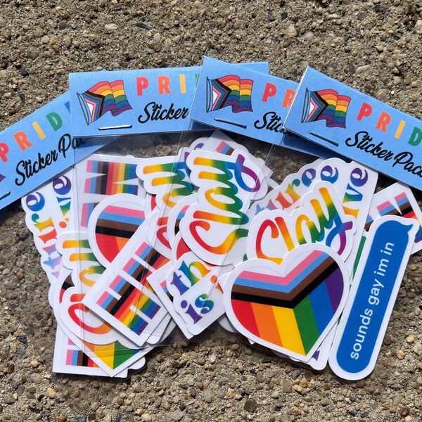 Pride Stickers Pack - Etsy