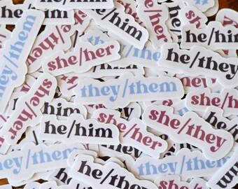 They Them Stickers - Etsy