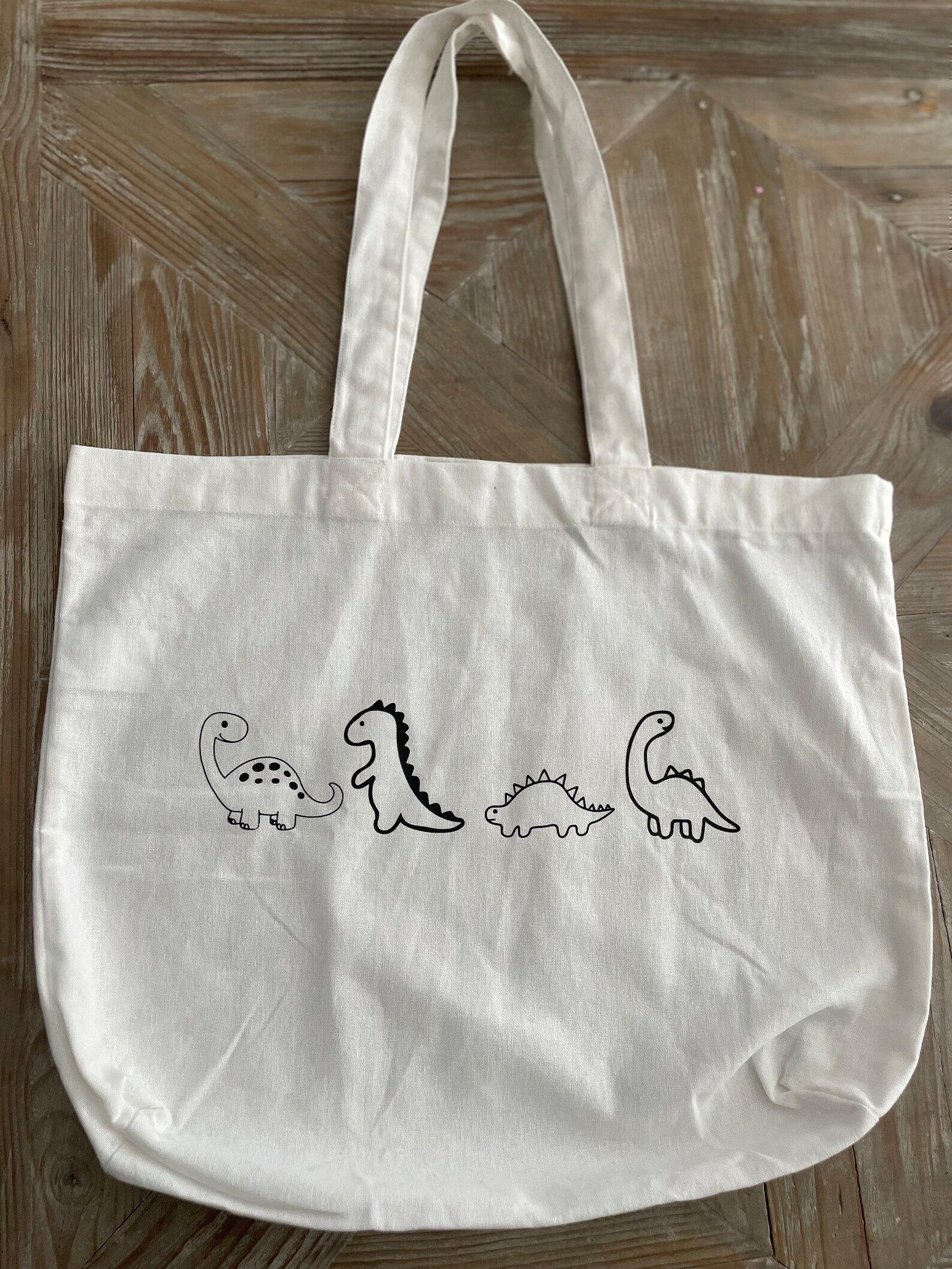 Dino Tote Bag - Etsy