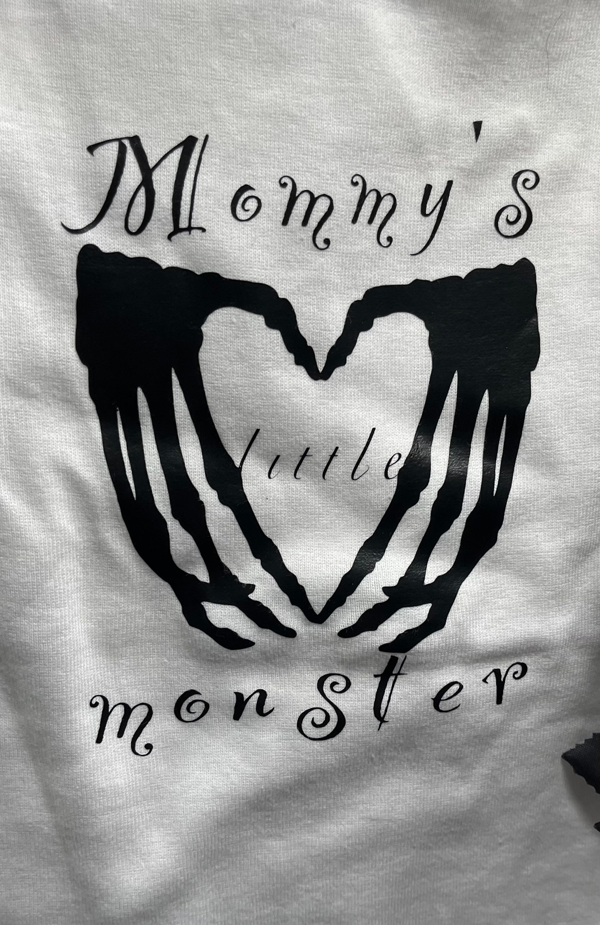 Goth Baby Clothes - Mommy's Little Monster - Spooky Baby Bodysuit ...