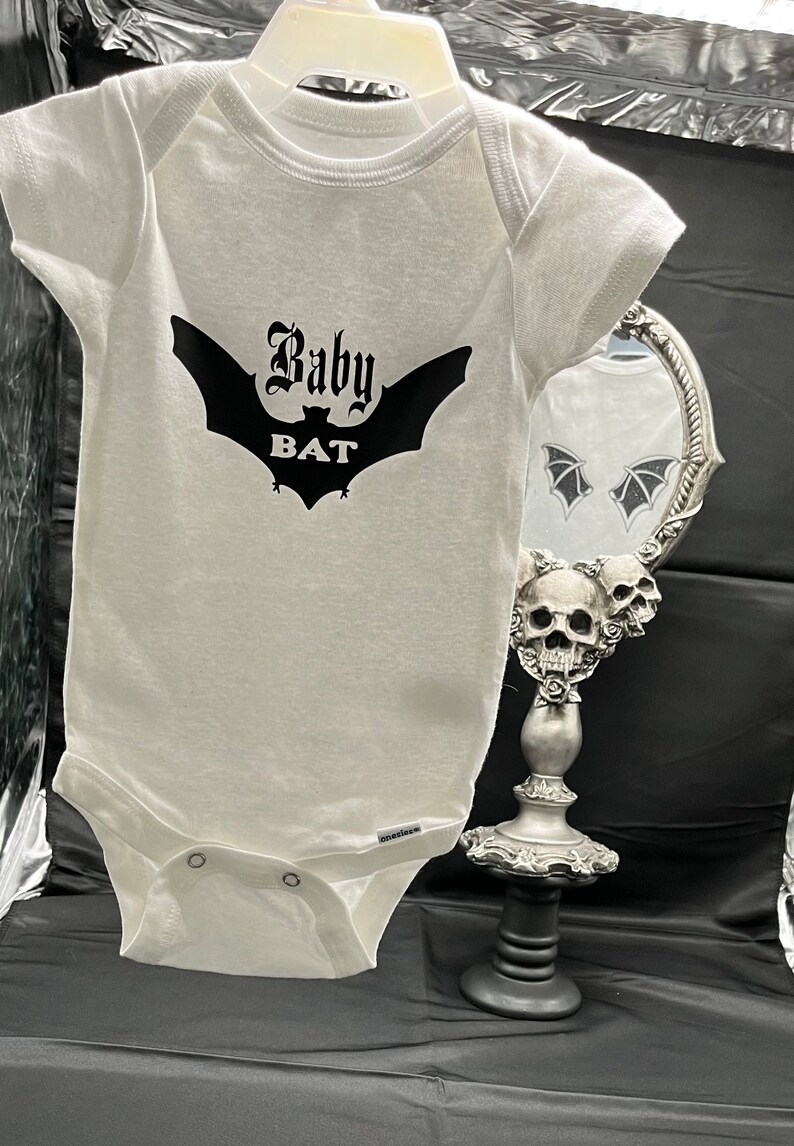 Baby Bat Bodysuit Goth Baby Clothes Spooky Baby - Etsy