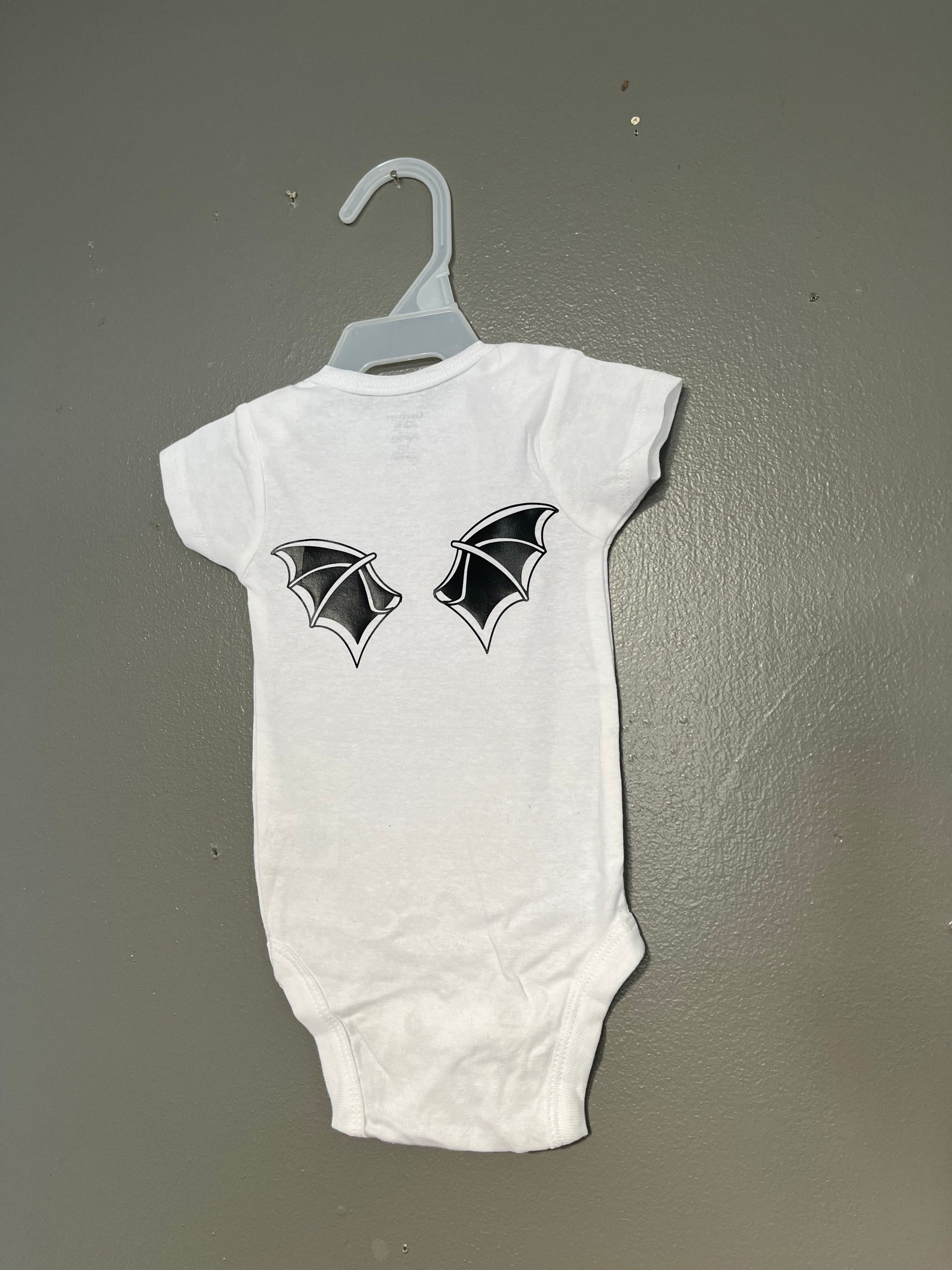 Baby Bat Bodysuit Goth Baby Clothes Spooky Baby - Etsy