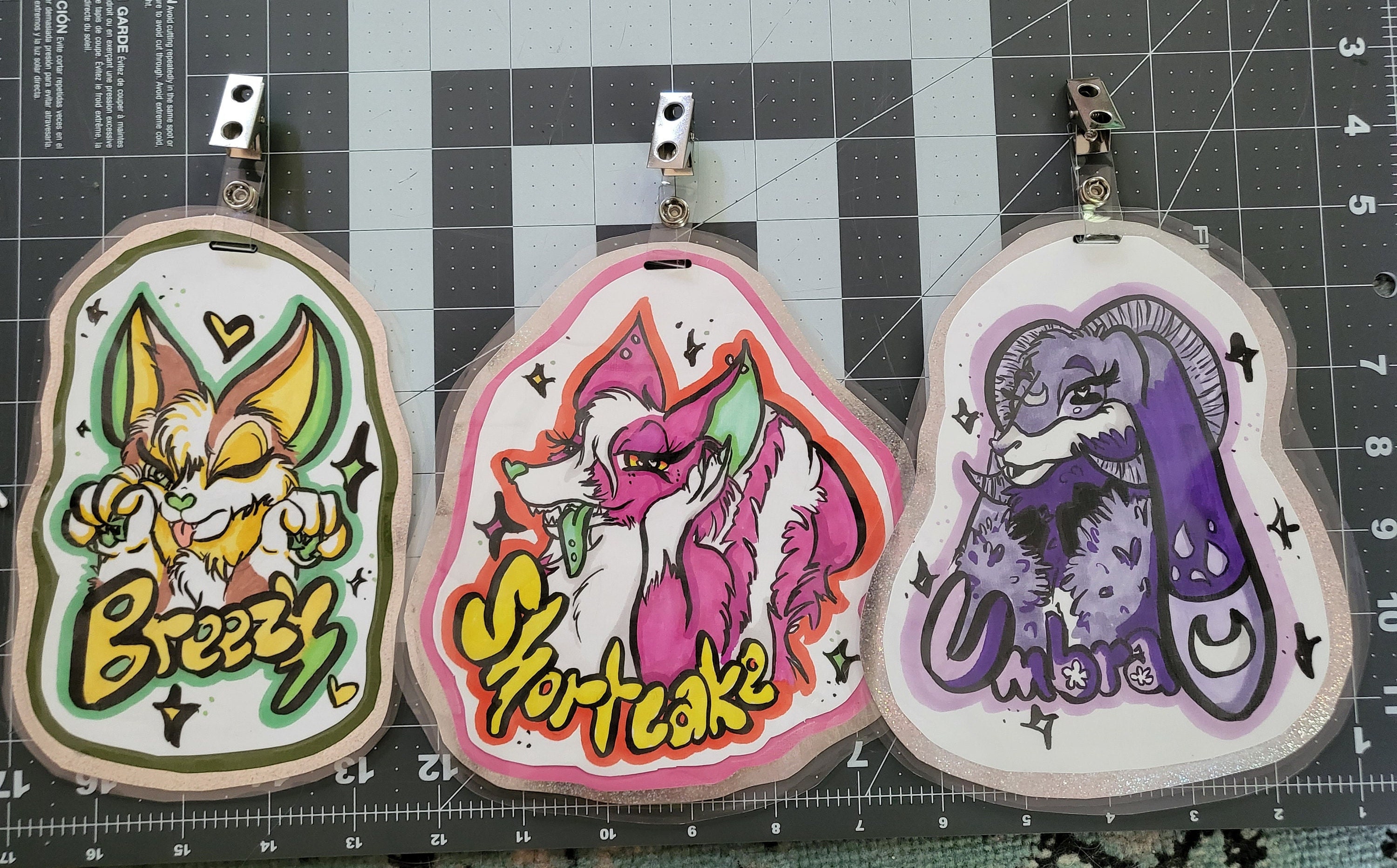 Hand Drawn Fursona Badges - Etsy