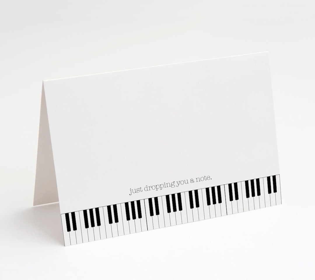 Music Note Cards With Envelopes, Blank Inside, Made in the U.S.A ...