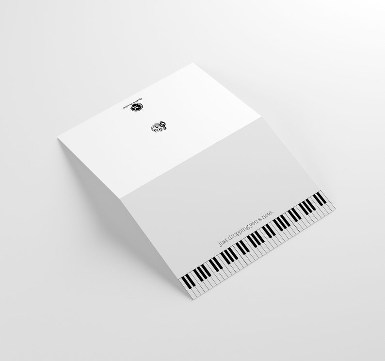 Music Note Cards With Envelopes, Blank Inside, Made in the U.S.A ...