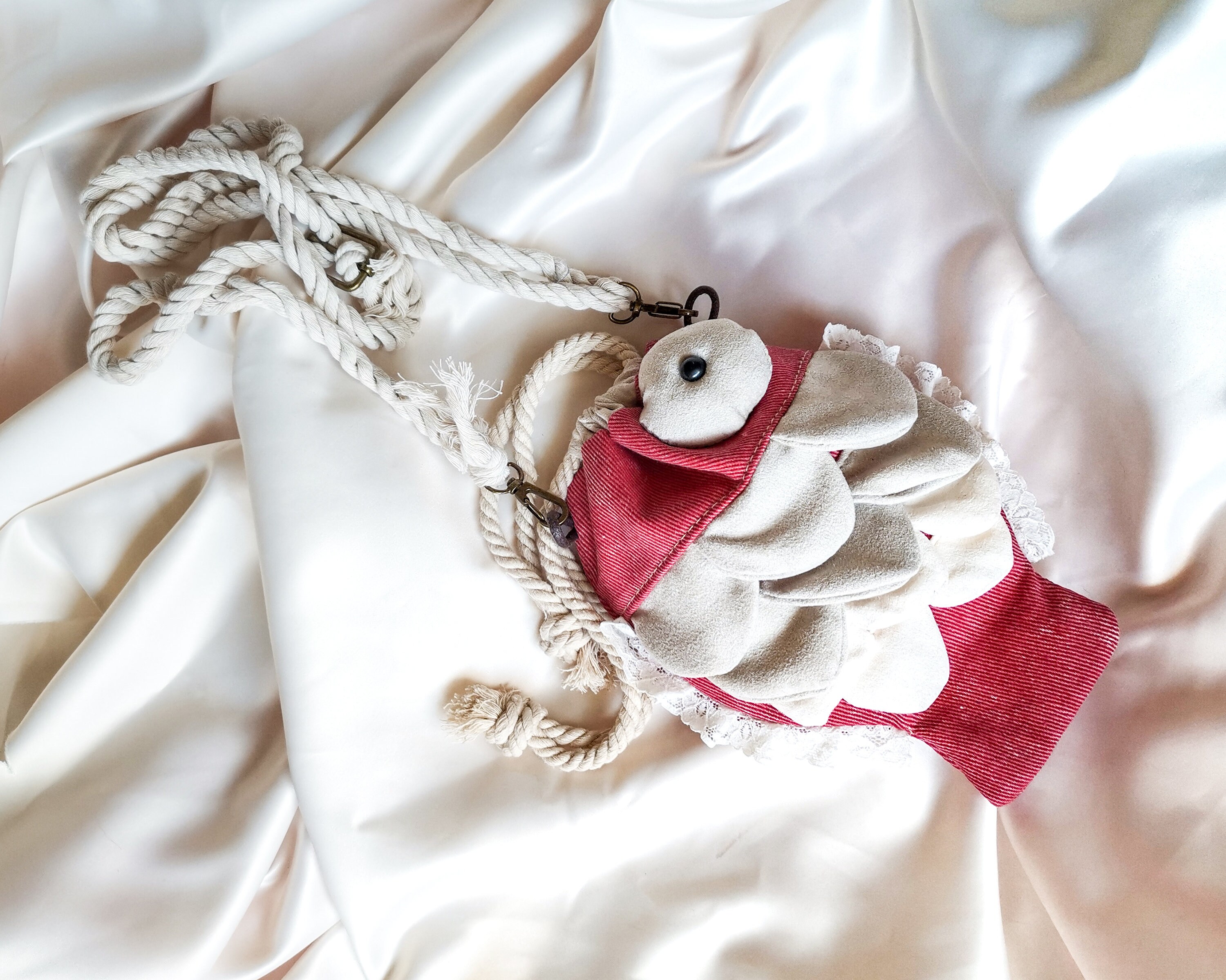 Cute Fish Bag Small Pouch Gift Idea Casual Bag Denim Bag | Etsy