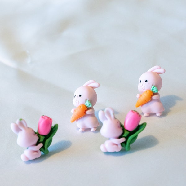 Polymer Clay Bunny - Etsy