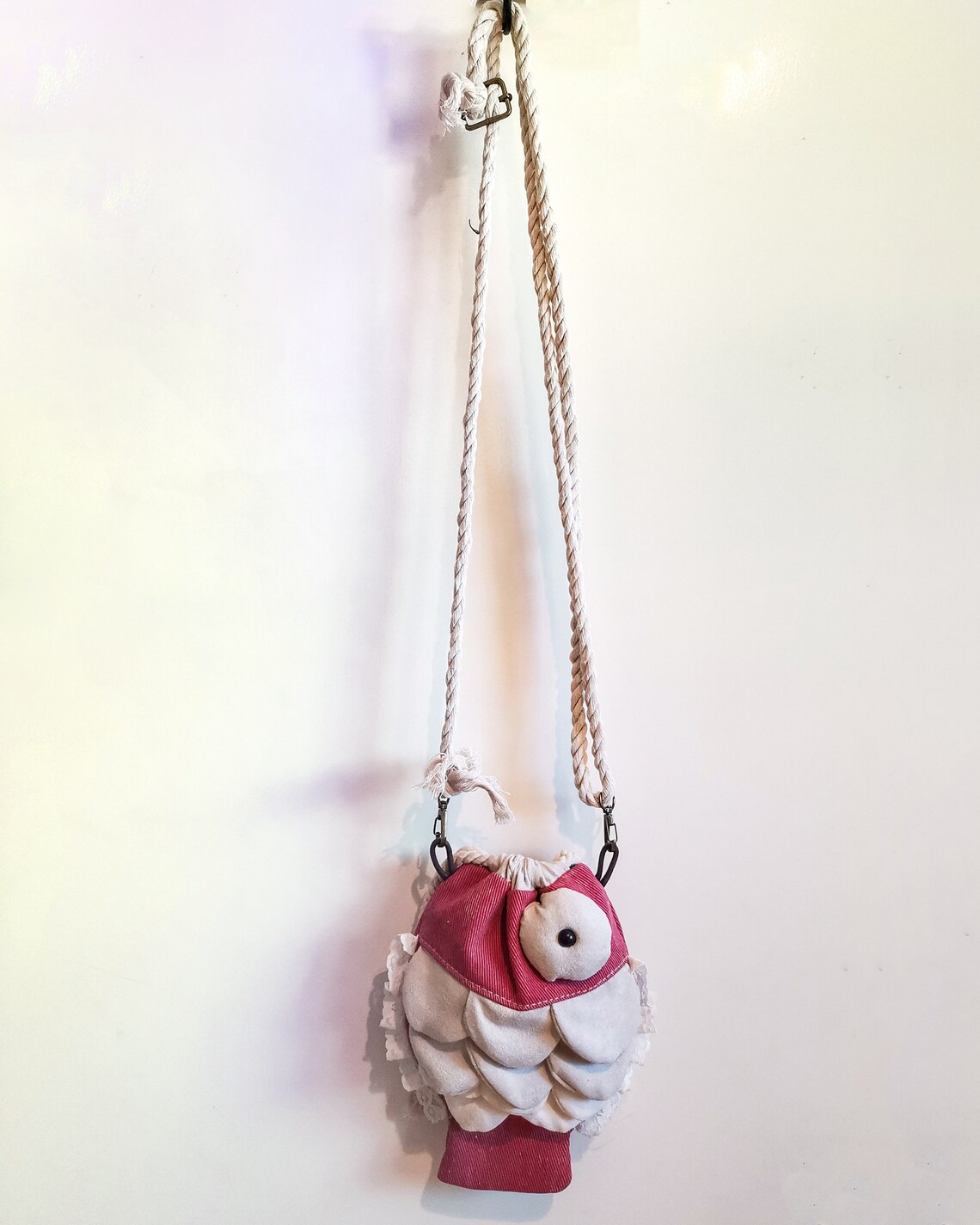 Cute Fish Bag Small Pouch Gift Idea Casual Bag Denim Bag | Etsy