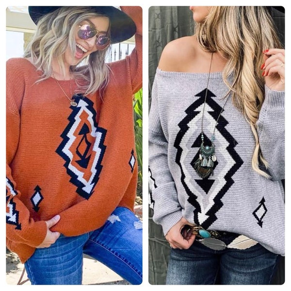Aztec Sweater - Etsy