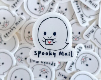 Spooky Mail Sticker - Etsy
