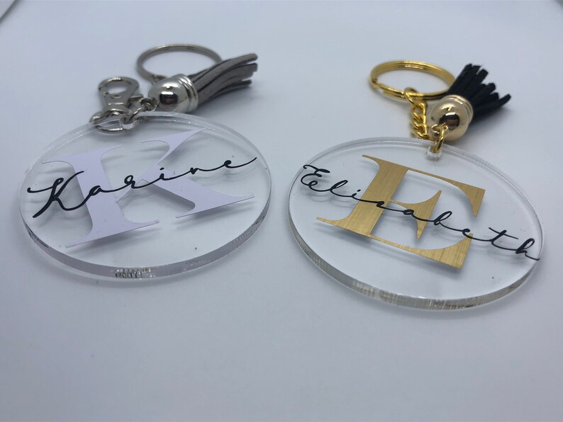 Personalized Keychain Key Ring Car Keychain Acrylic - Etsy Canada