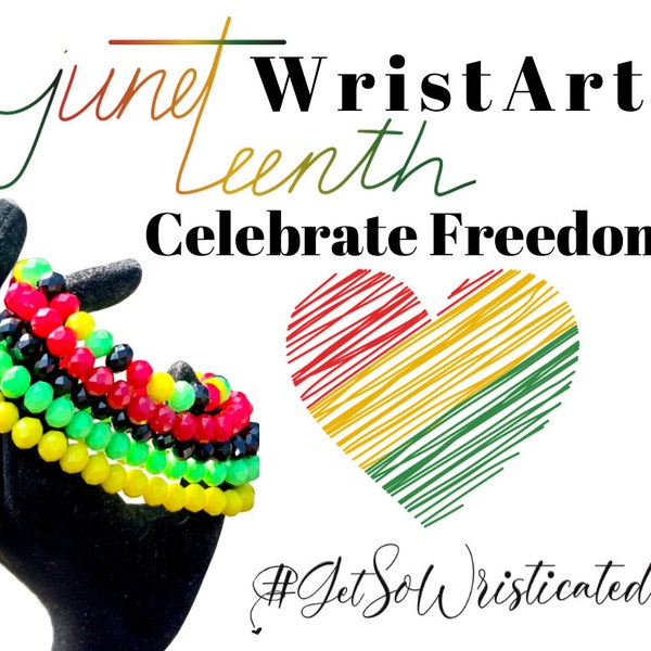 Juneteenth Bracelet - Etsy