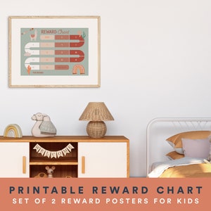Reward Chart for Kids, Kids Reward Chart, Toddler Reward Chart ...