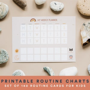 Routine Chart, Routine Checklist, Routine Cards, Daily Rhythm Cards ...