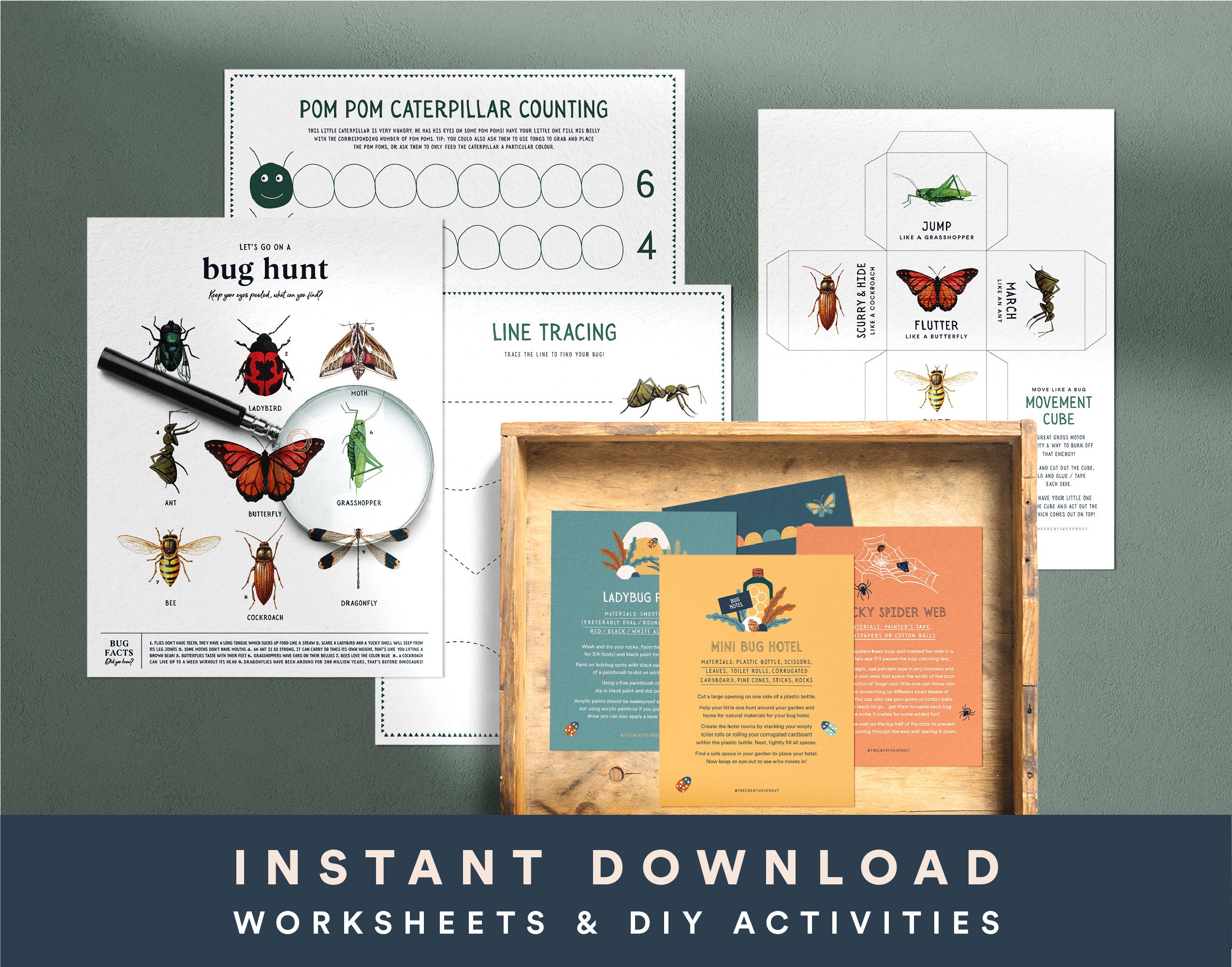 Bug Activities Montessori Activities Preschool Activities - Etsy