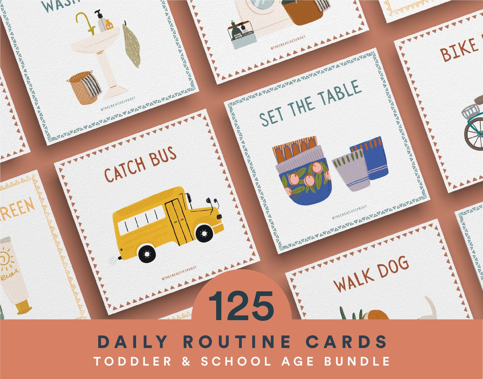 Routine Chart Routine Checklist Routine Cards Daily Rhythm - Etsy Canada