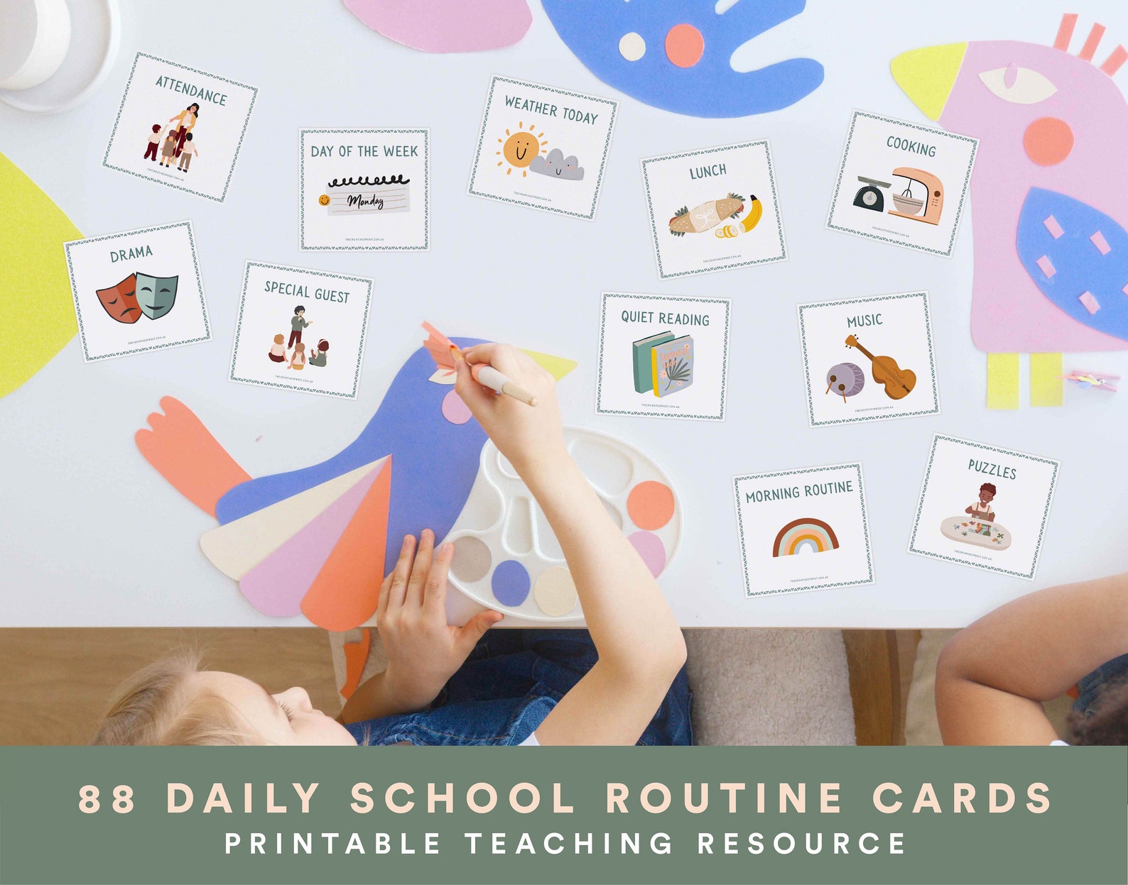 School Routine Cards Routine Checklist Routine Cards Daily - Etsy