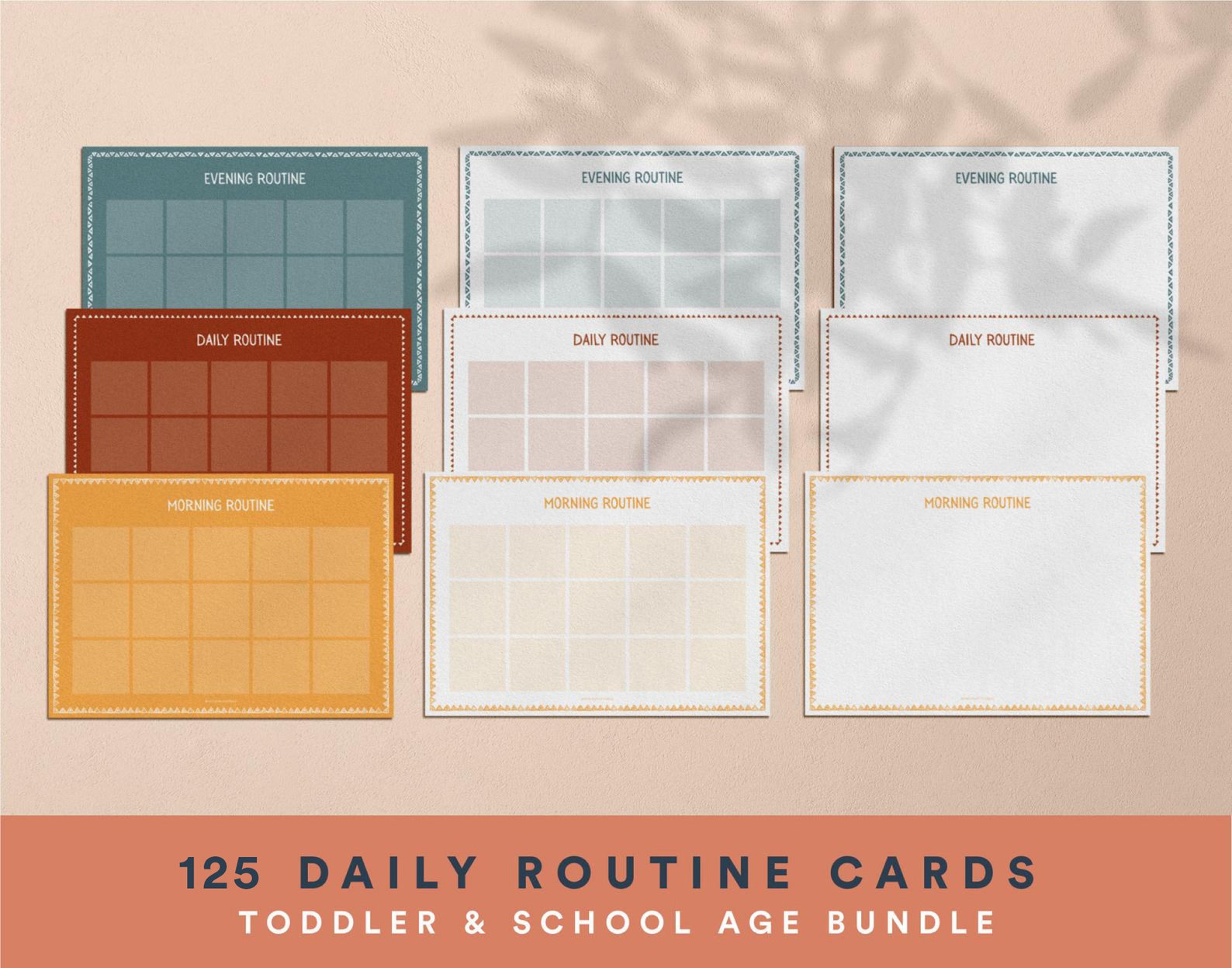 Routine Chart Routine Checklist Routine Cards Daily Rhythm - Etsy Australia