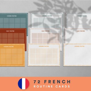 French Routine Chart, Routine Checklist, Routine Cards, Daily Rhythm ...