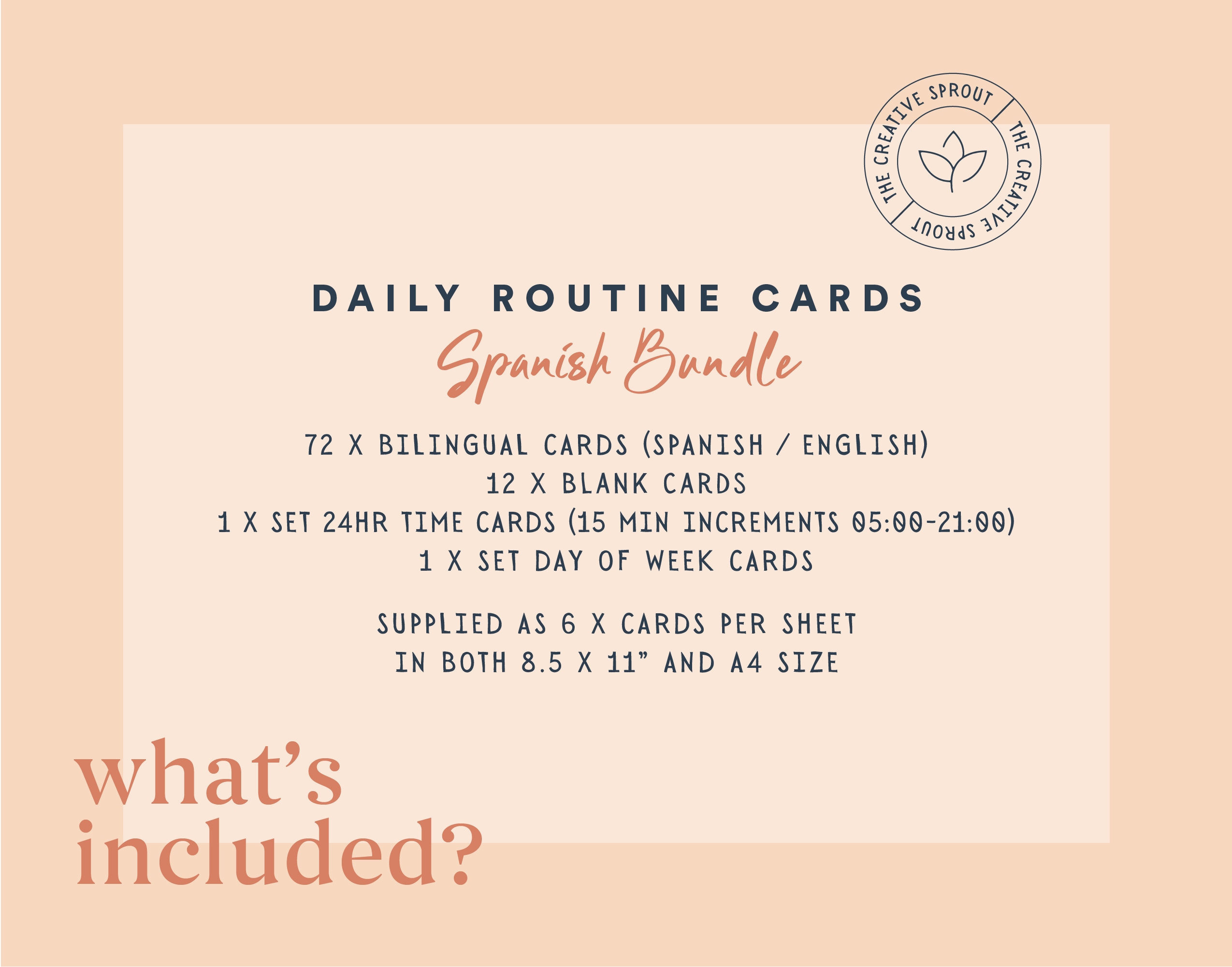 Spanish Routine Chart Routine Checklist Routine Cards Daily | Etsy