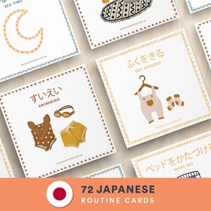 Japanese Routine Chart Routine Checklist Routine Cards - Etsy