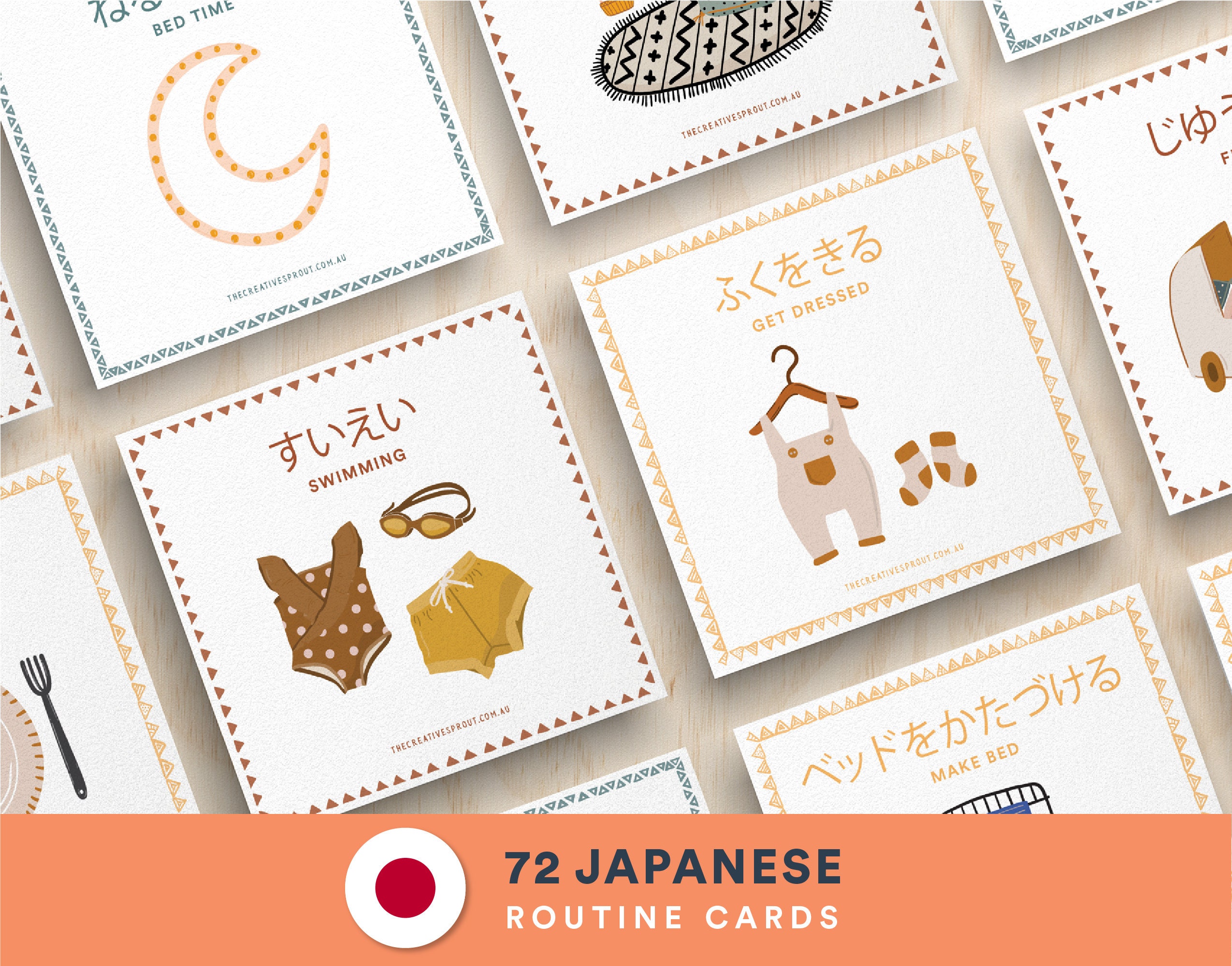 Japanese Routine Chart Routine Checklist Routine Cards - Etsy