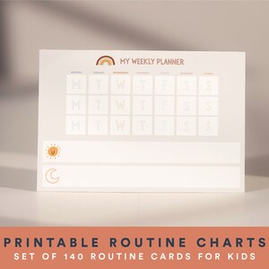 Routine Chart, Routine Checklist, Routine Cards, Daily Rhythm Cards ...