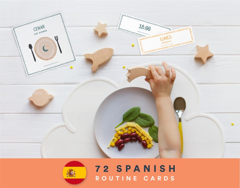 Spanish Routine Chart Routine Checklist Routine Cards Daily | Etsy