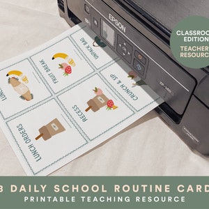 School Routine Cards, Routine Checklist, Routine Cards, Daily Rhythm ...
