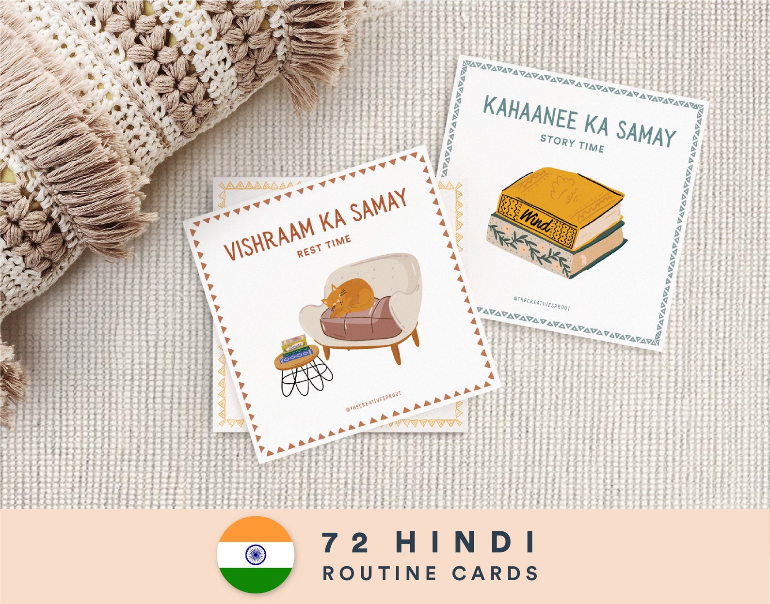 Hindi Routine Chart Routine Checklist Routine Cards Daily | Etsy Australia