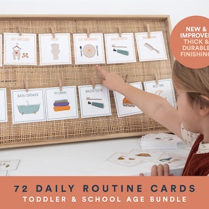 Routine Chart, Routine Checklist, Routine Cards, Daily Rhythm Cards ...