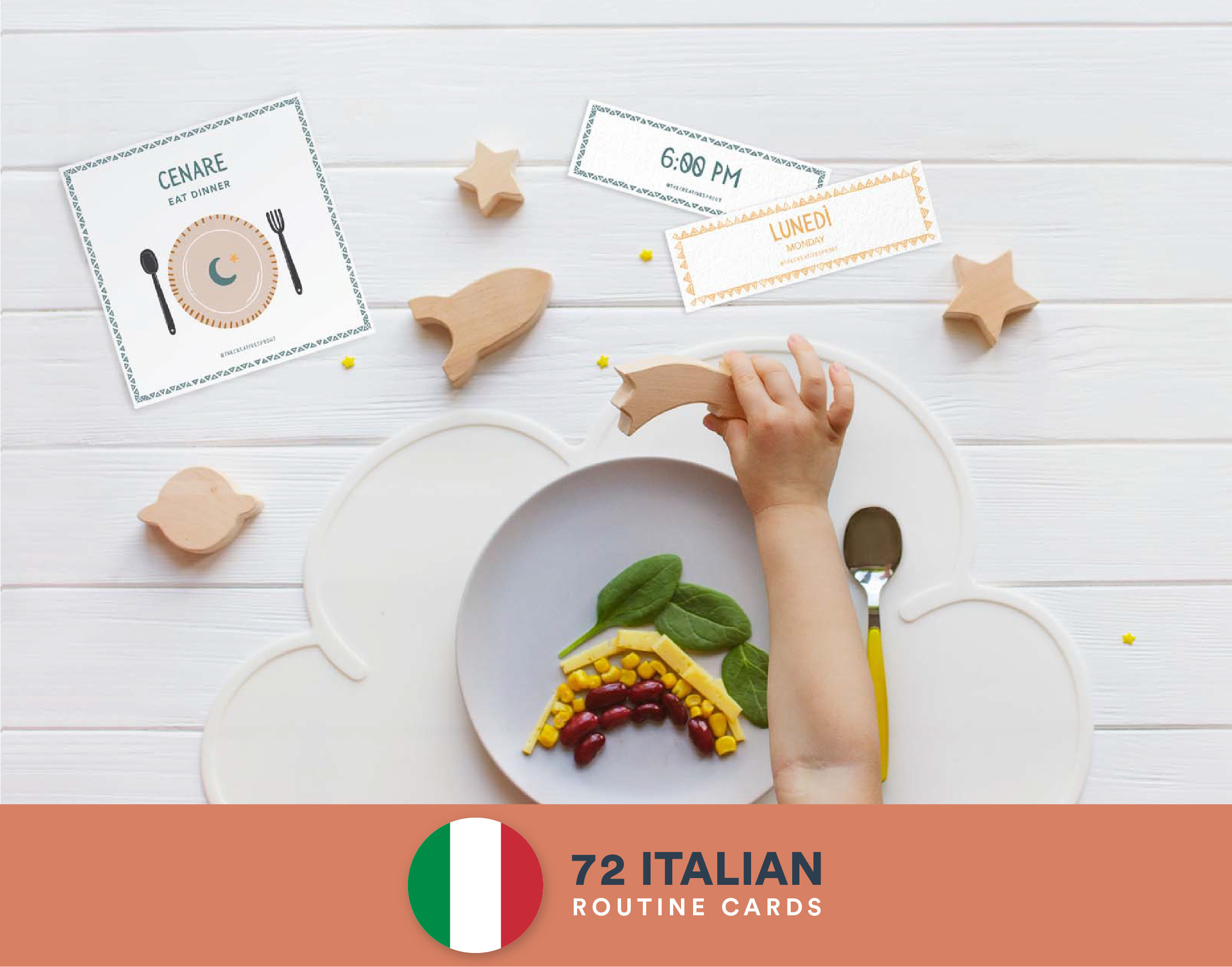 Italian Routine Chart Routine Checklist Routine Cards Daily - Etsy