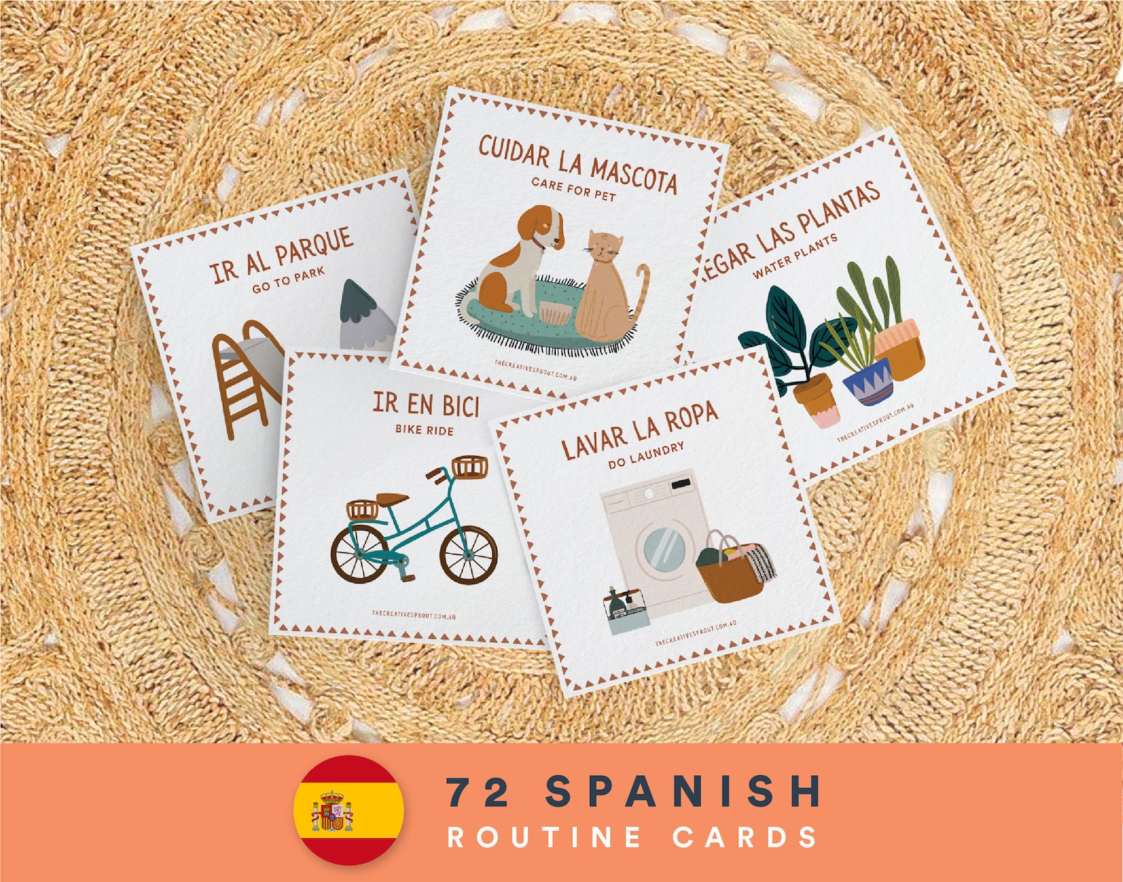 Spanish Routine Chart Routine Checklist Routine Cards Daily - Etsy