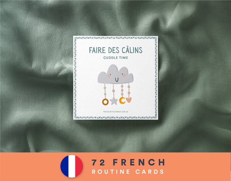 French Routine Chart Routine Checklist Routine Cards Daily - Etsy Australia