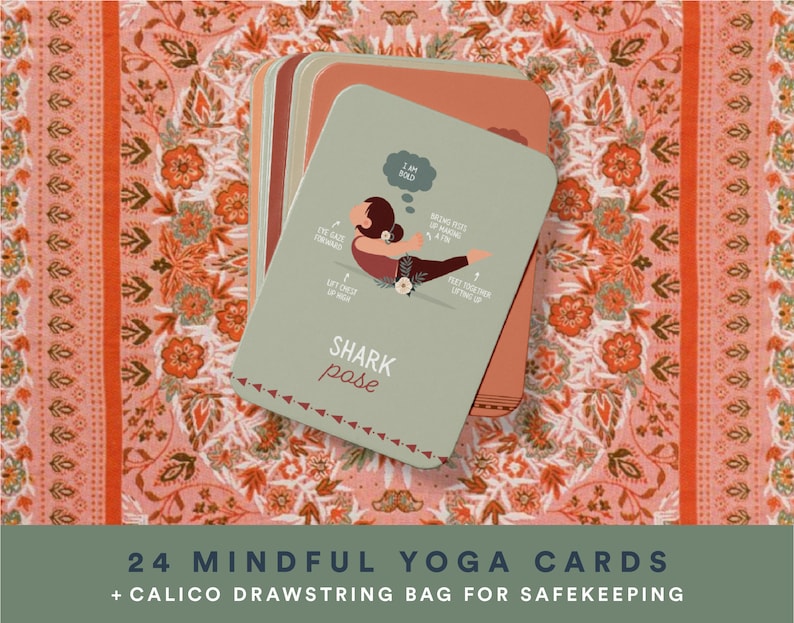 Kids Yoga Cards Kids Yoga Poses Calm Down Corner - Etsy